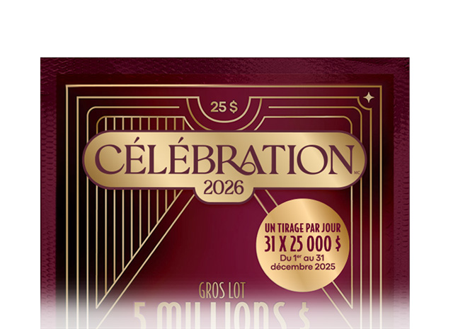 Célébration 2026 - Résultats - Loteries - Loto-Québec