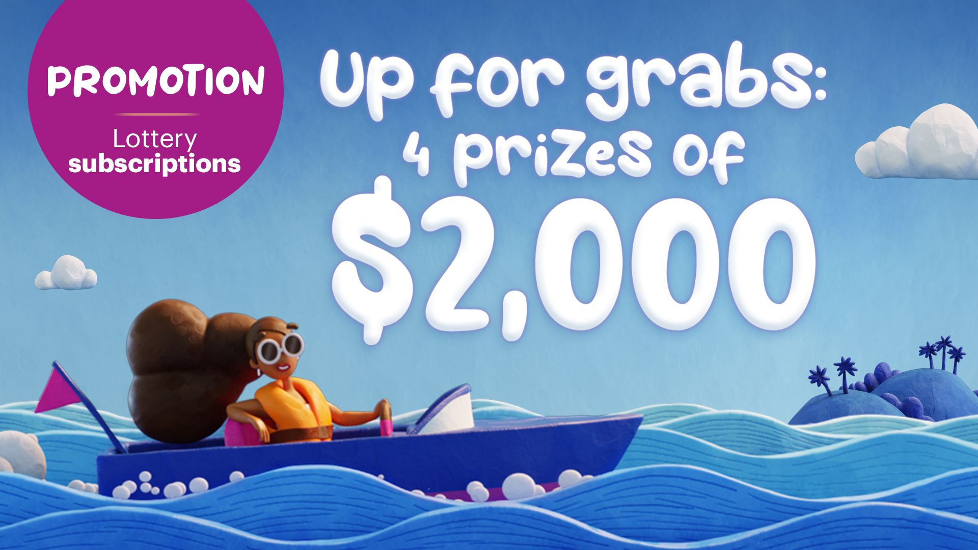 Lottery subscription promotion - Don't miss the boat ever again ...