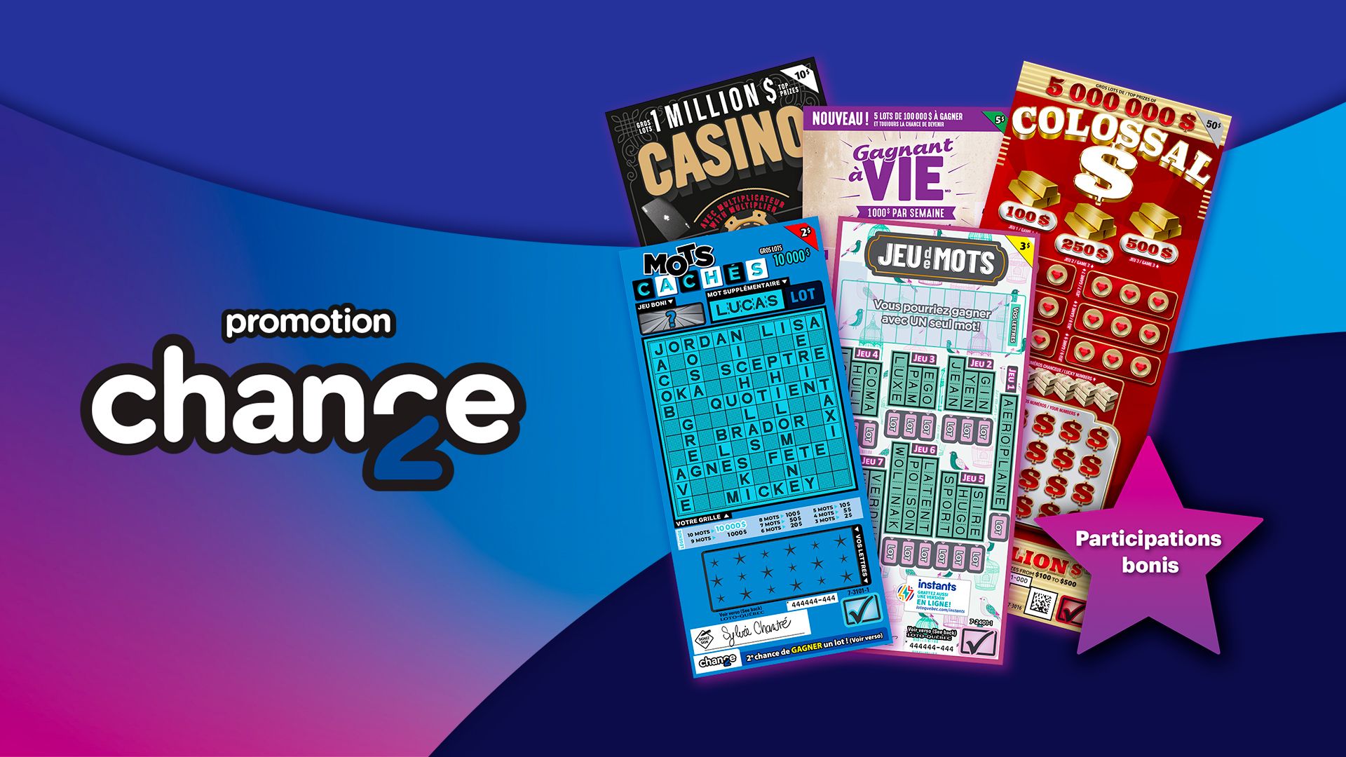 Promotions et + - Loteries | Loto-Québec